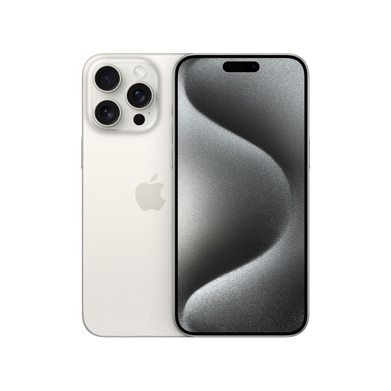 Telefon iPhone 15 ProMax, 256GB, 5G, WhiteTitanium - Telekom